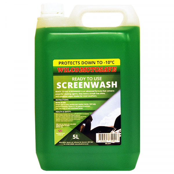 Wilco Ready Mix Screenwash 5 Litre - Wilco Direct