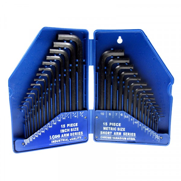 Blue Spot Hex Key Set - 30 Piece - Wilco Direct