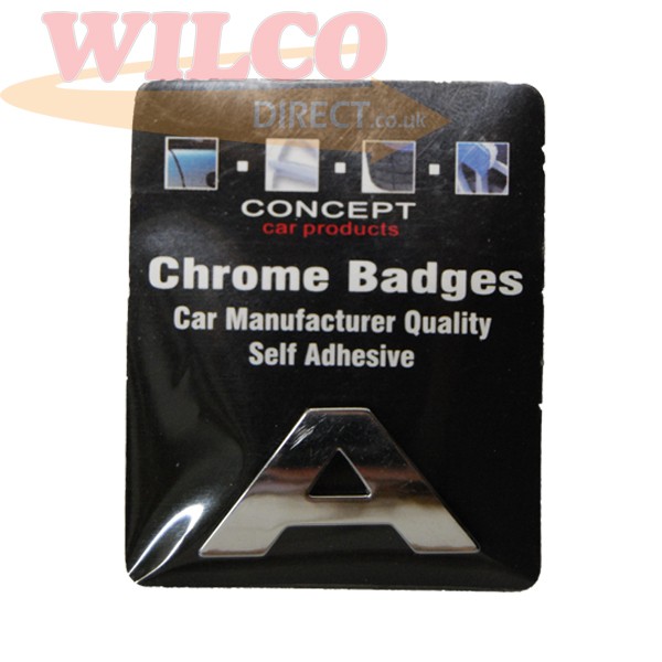 Chrome Badge A - Wilco Direct