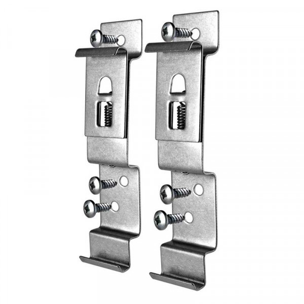 E-Tech Spring Loaded Number Plate Mounting Clips - Pair - Wilco Direct